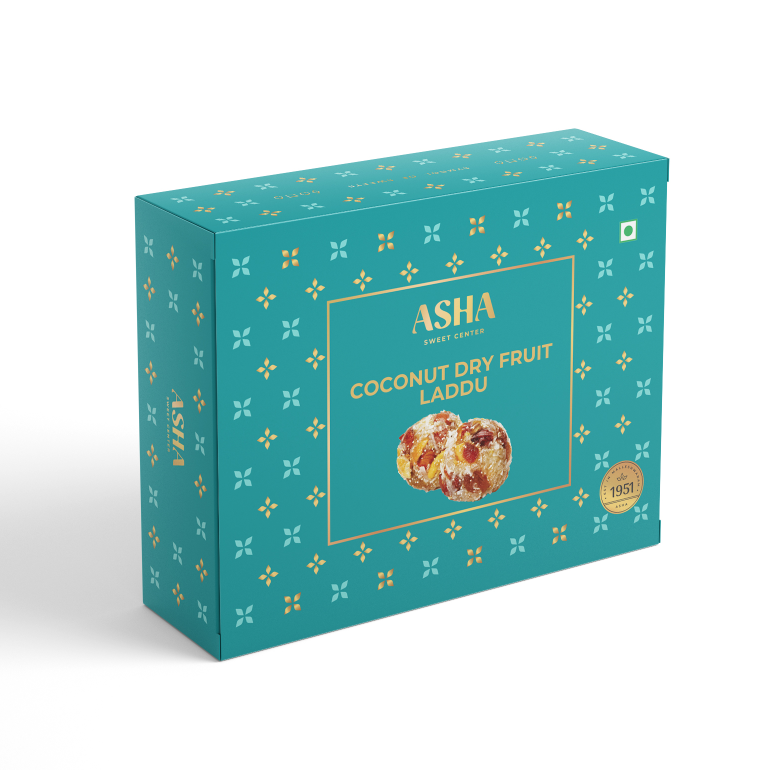 Coconut Dry Fruit Ladoo 200gm | Asha Sweet Center